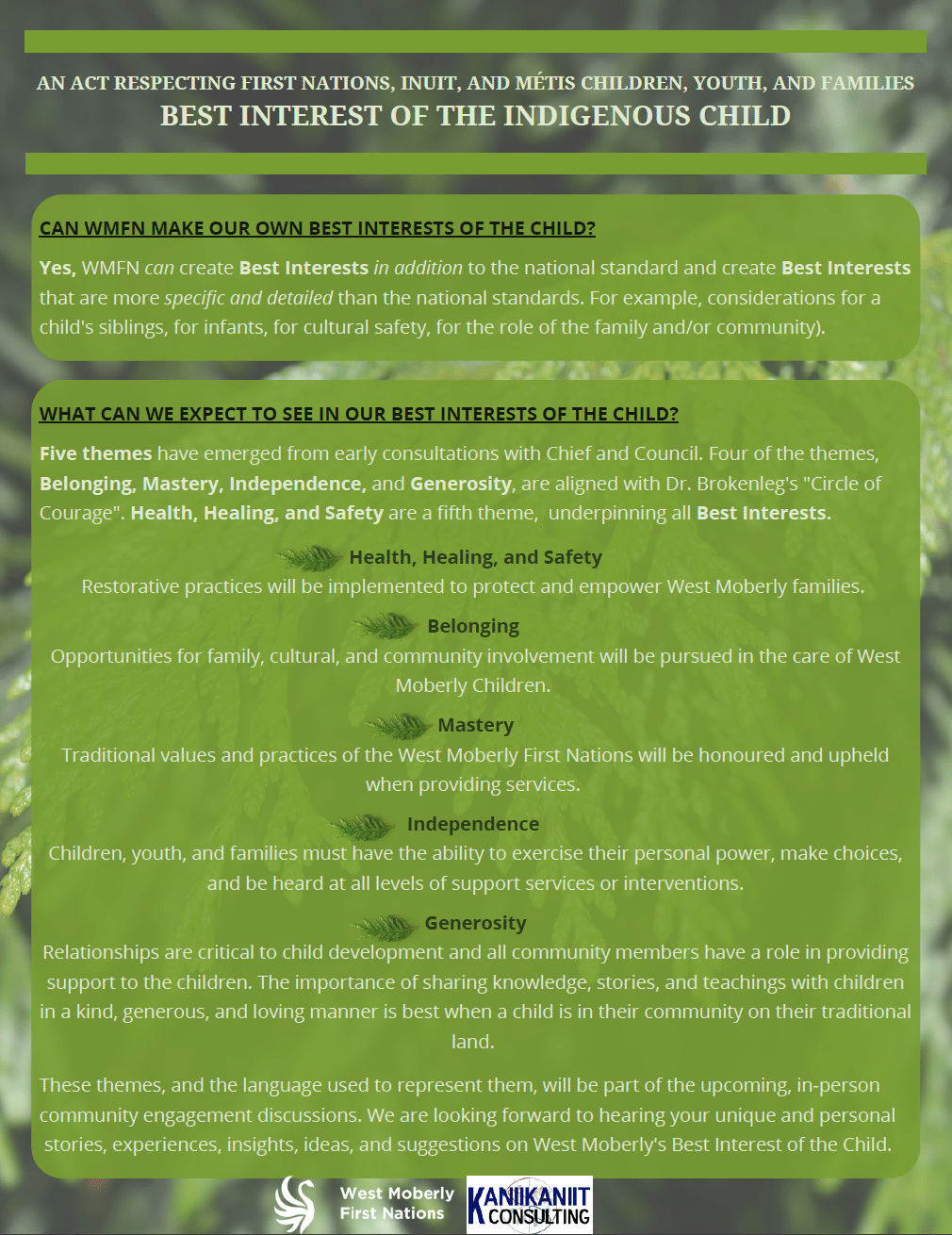 Bill C-92 - An Act Respecting First Nations, Inuit, and Métis Children ...