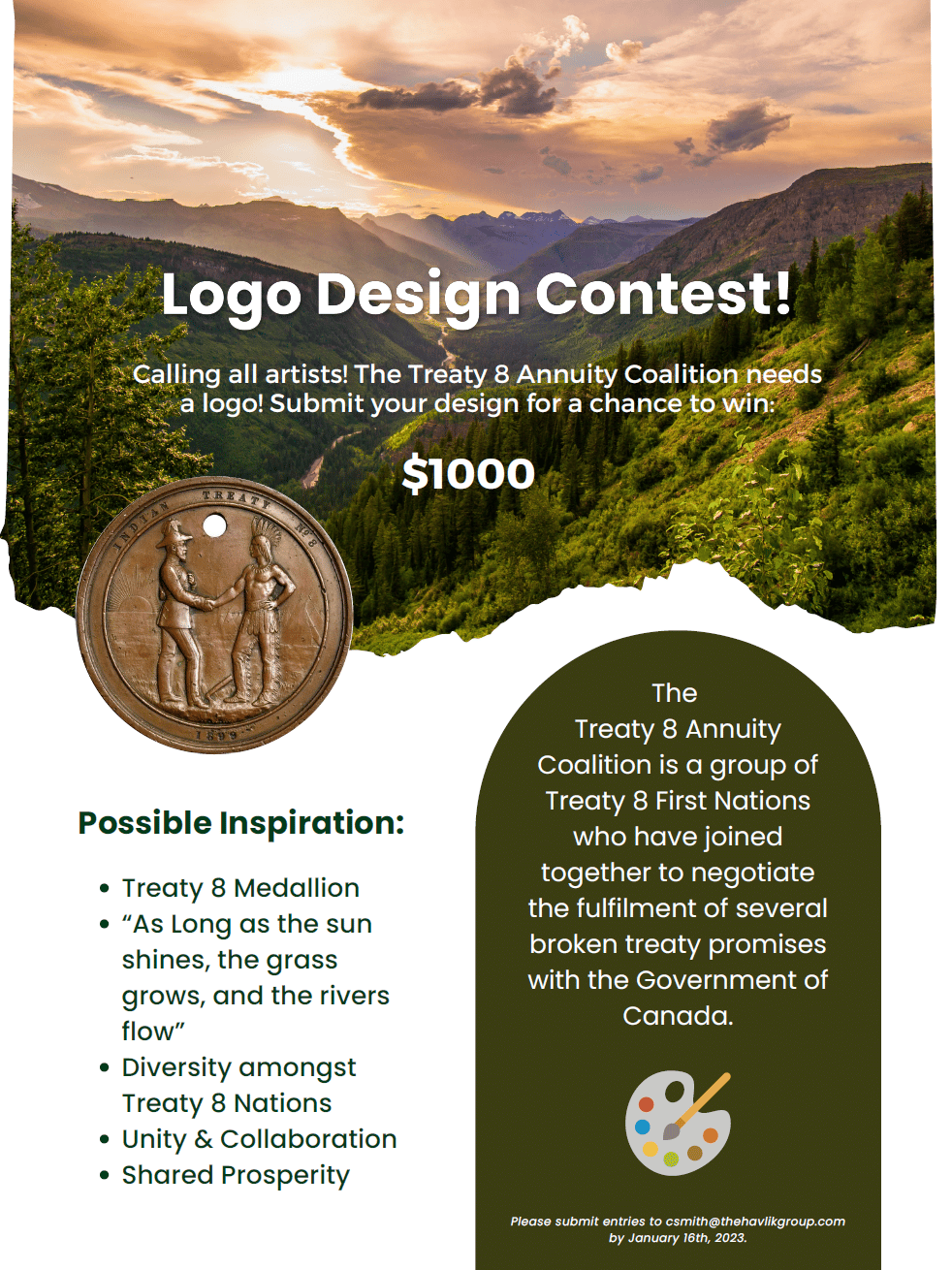 The Treaty 8 Annuity Coalition Logo Design Contest - West Moberly First ...