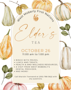 Elder's Tea - West Moberly First Nations