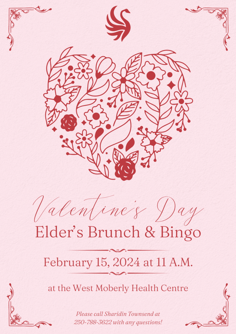 Valentine's Day Elder's Brunch - West Moberly First Nations
