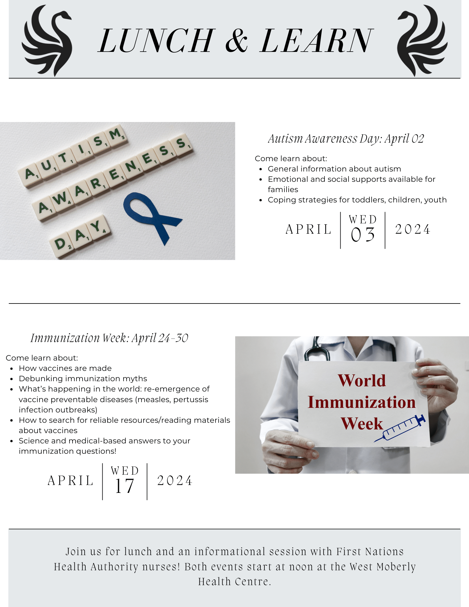 Lunch & Learn-April - West Moberly First Nations