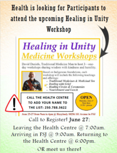Healing in Unity - West Moberly First Nations