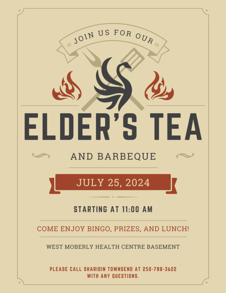 Elder's Tea-July - West Moberly First Nations