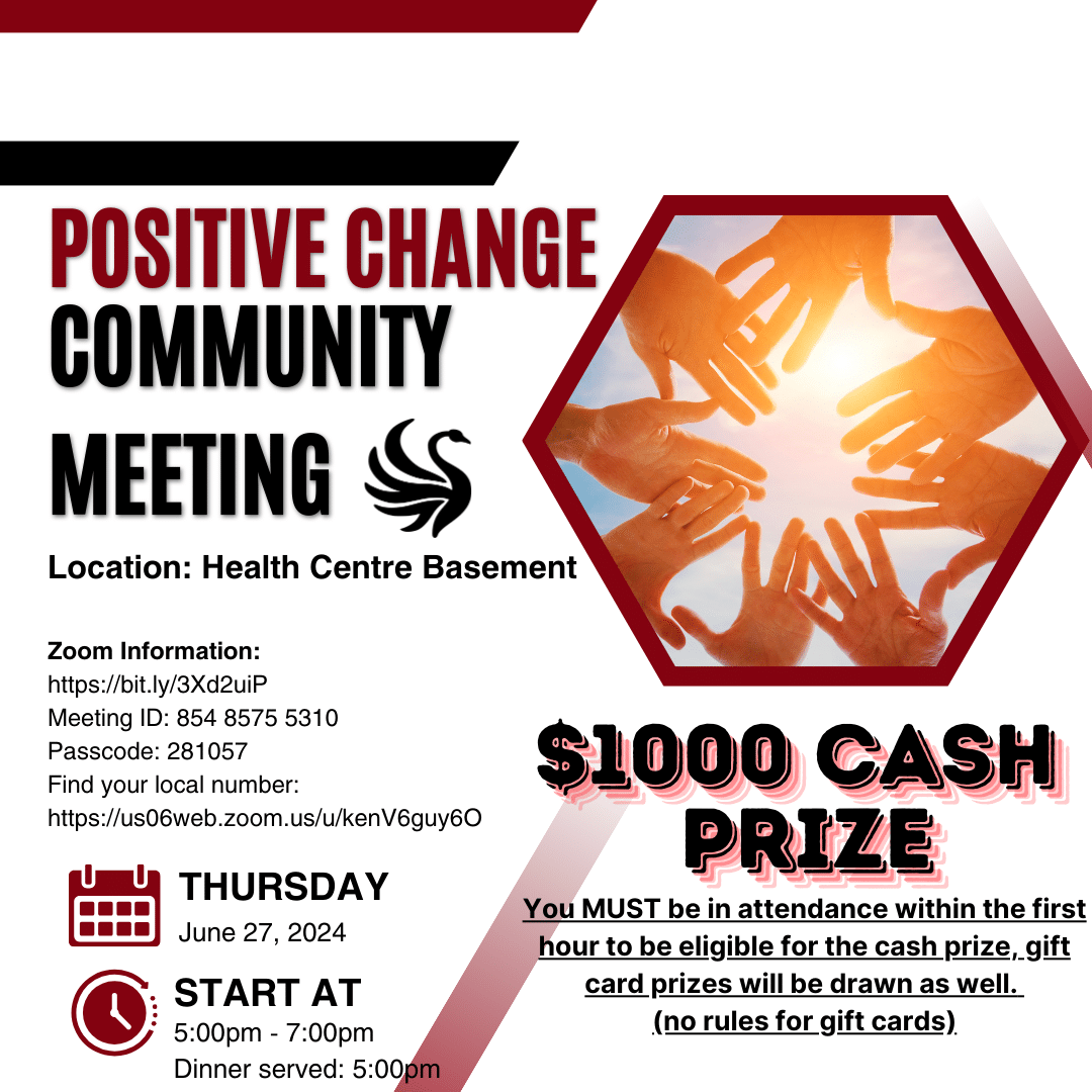 Positive Change Community Meeting - West Moberly First Nations
