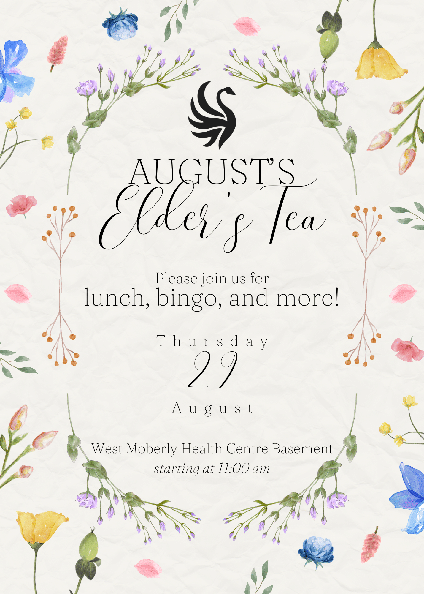 Elders Tea-August - West Moberly First Nations