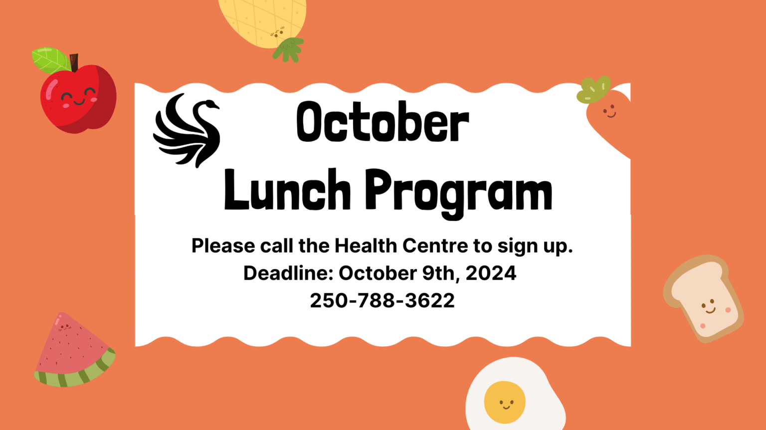 Lunch Program-October - West Moberly First Nations
