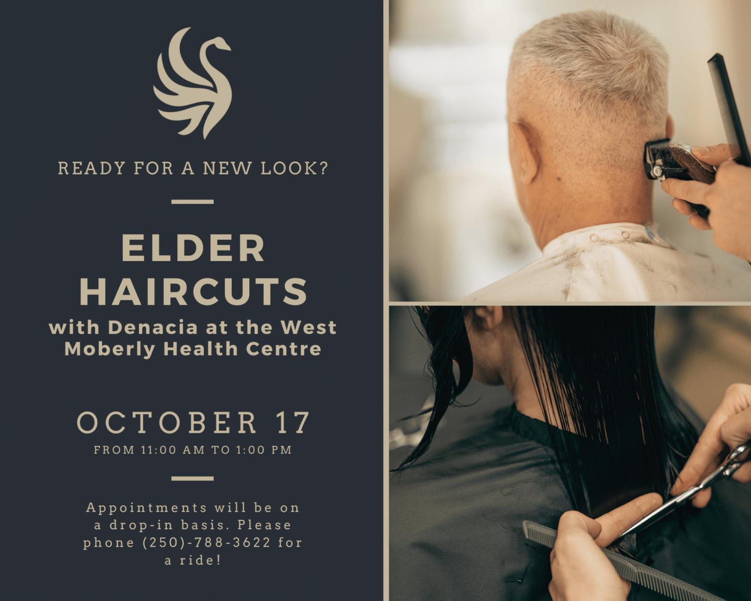 Elder Haircuts - West Moberly First Nations