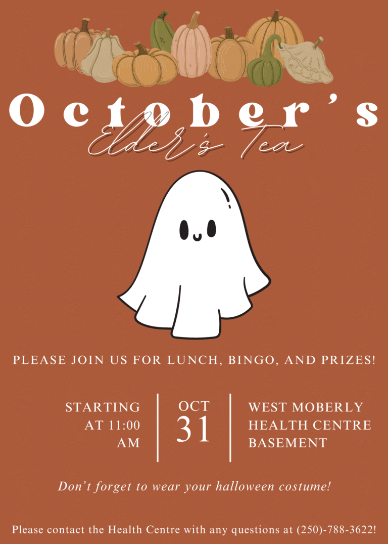 Elders Tea-October - West Moberly First Nations
