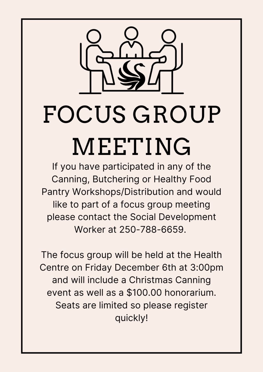 Focus Group Meeting - West Moberly First Nations
