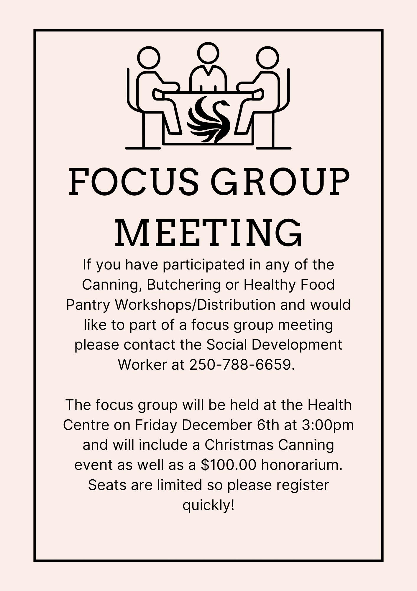 Focus Group Meeting - West Moberly First Nations