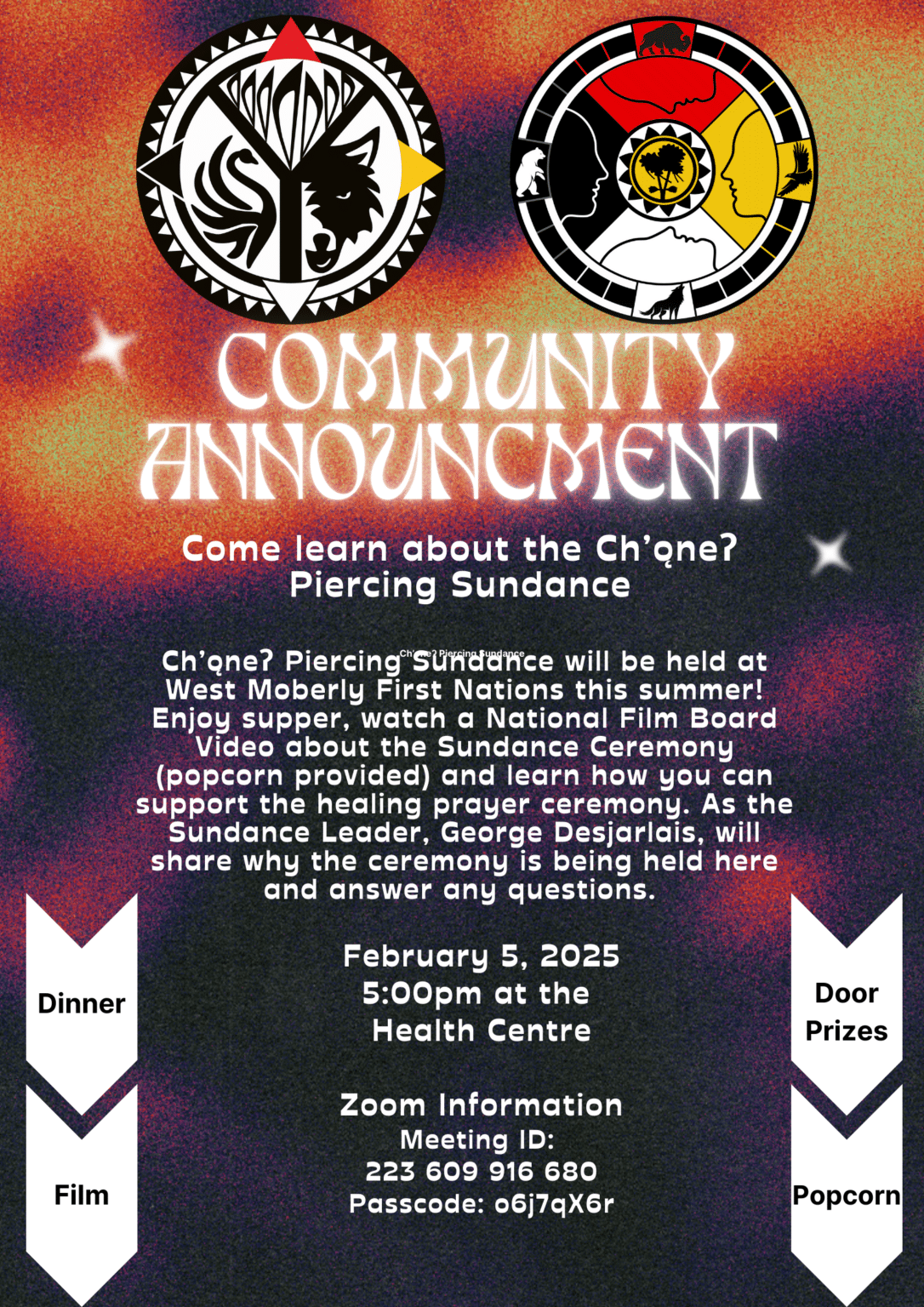 Come learn about the Ch’ǫneʔ Piercing Sundance! - West Moberly First ...