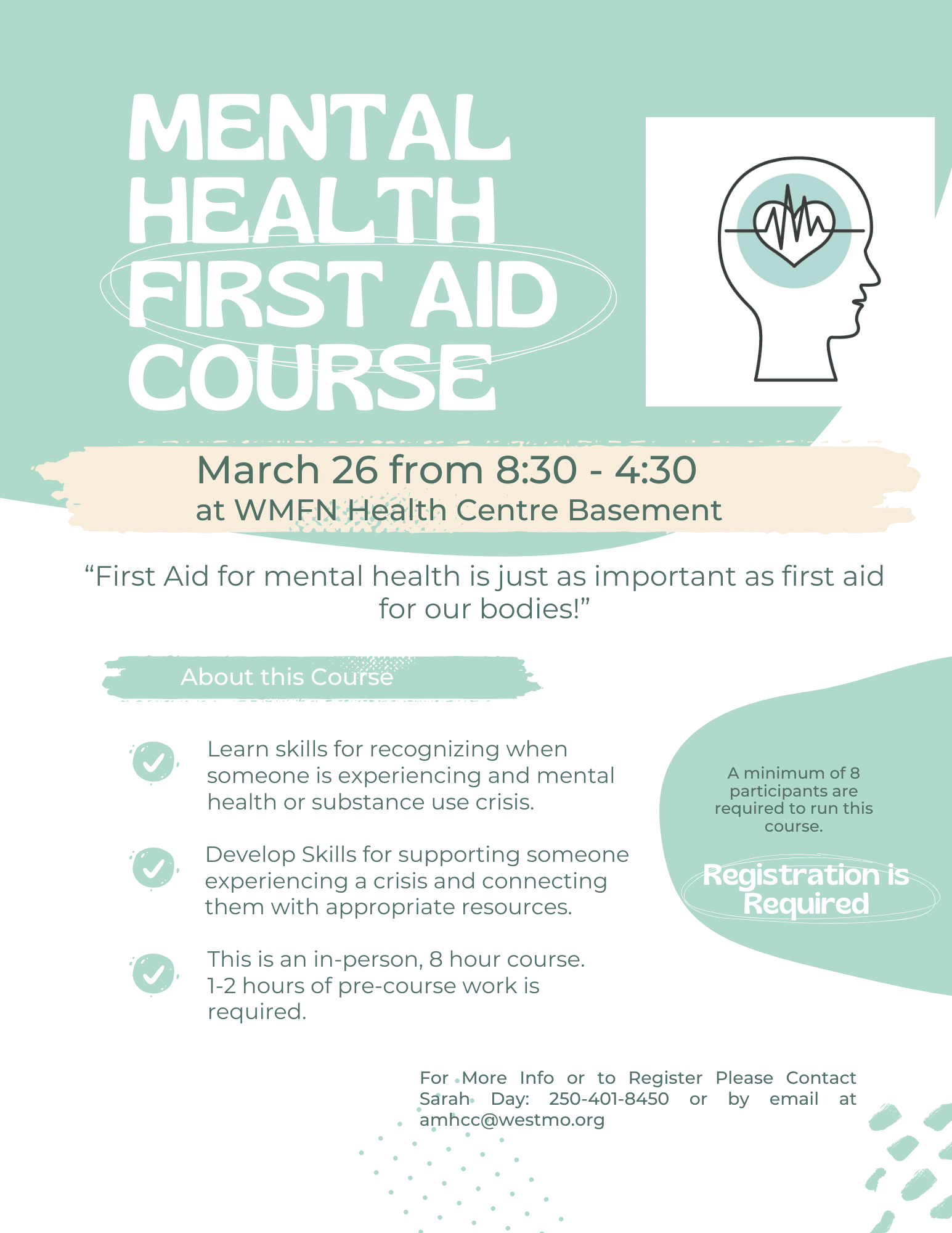 Mental Health First Aid - West Moberly First Nations