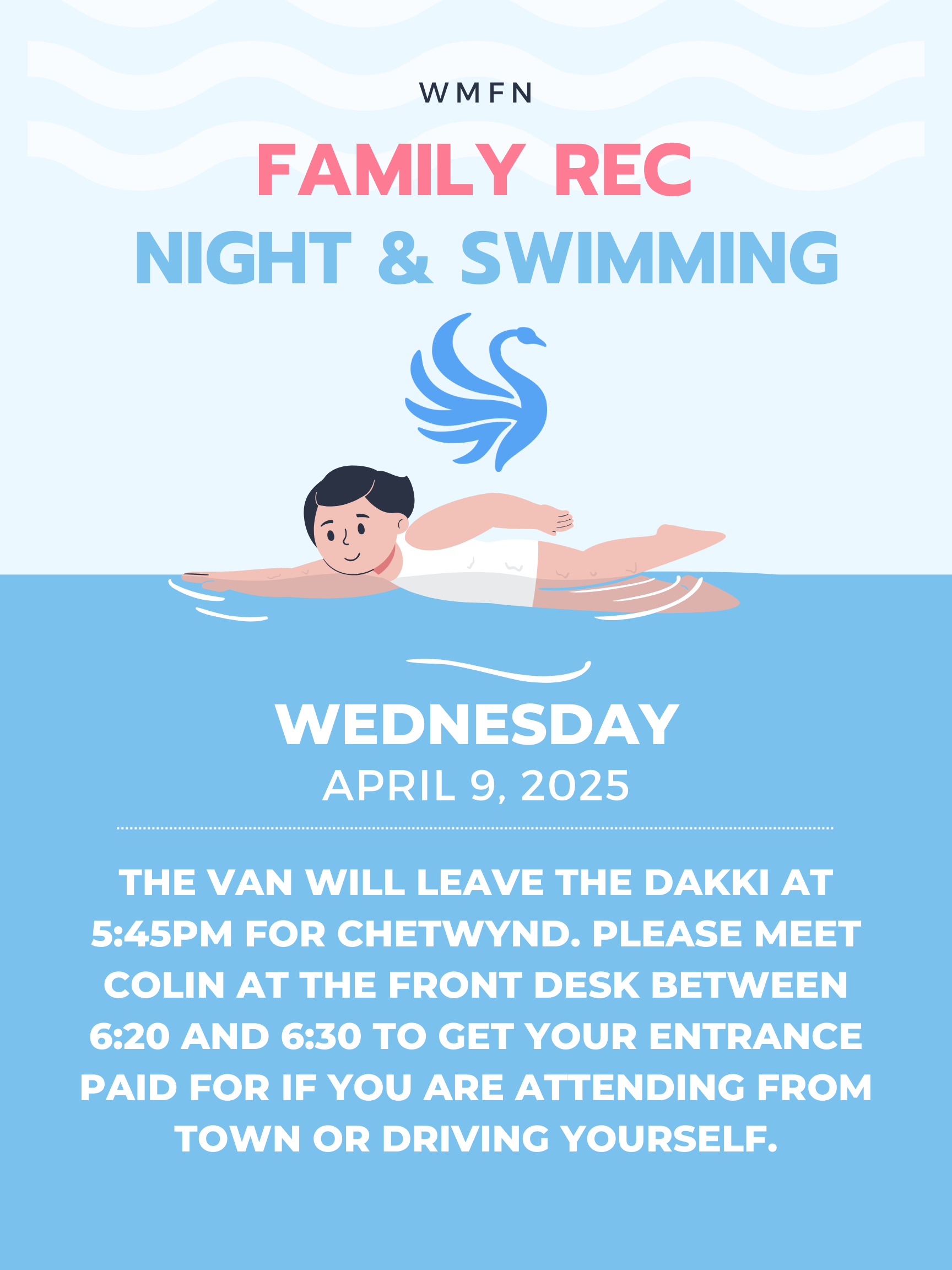 Family Rec Night & Swimming - West Moberly First Nations