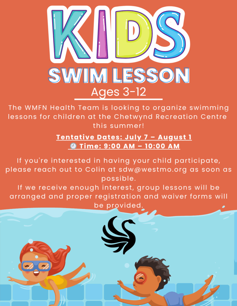 Kids Swim Lessons - West Moberly First Nations