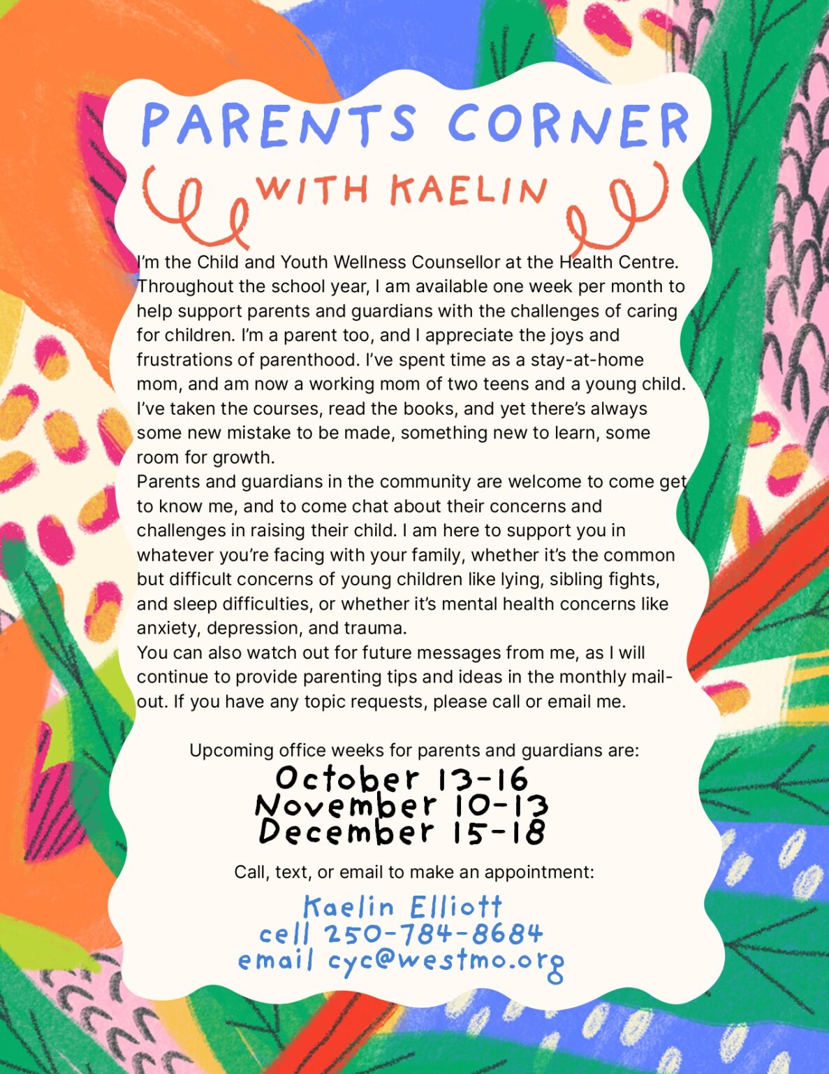 Parent Corner - West Moberly First Nations