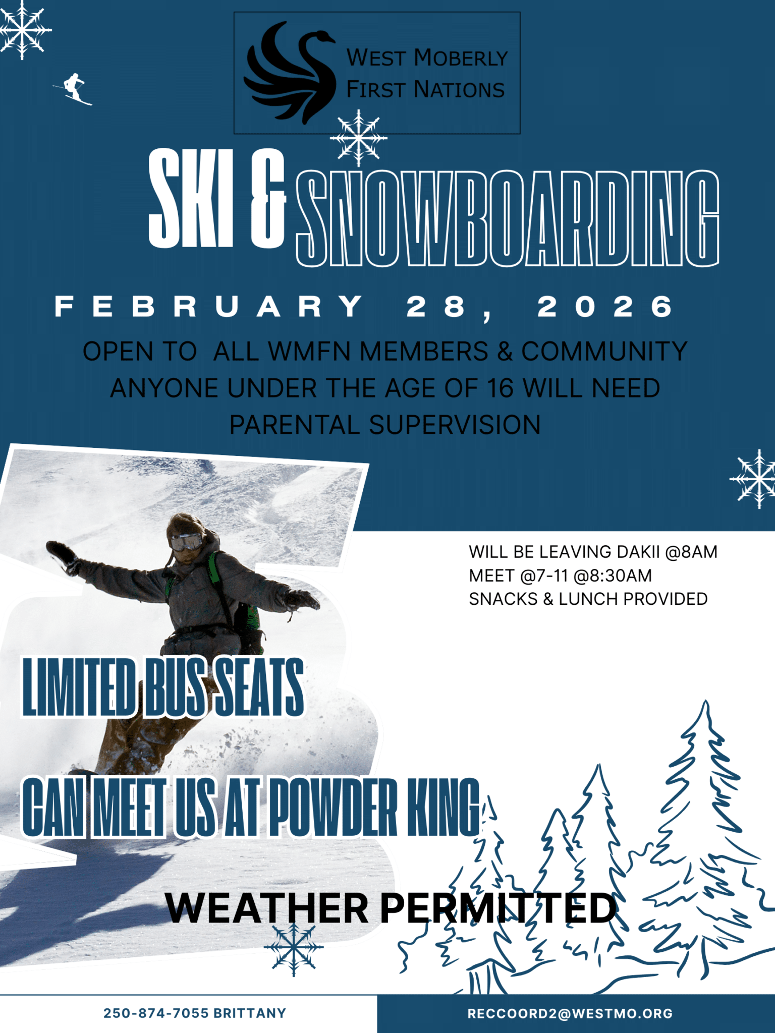 Powder King Ski & Snowboard Trip - West Moberly First Nations